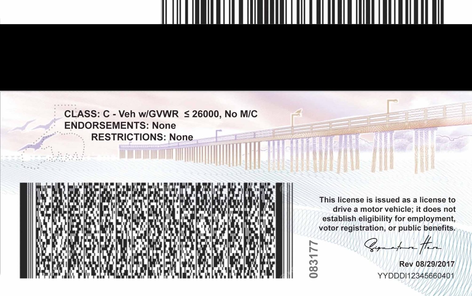 California Drivers License Template PSD 2025